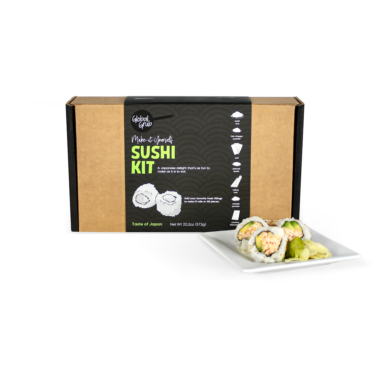 Sushi Making Kit | Make Your Own Sushi (Starter Kit) | Global Grub ...
